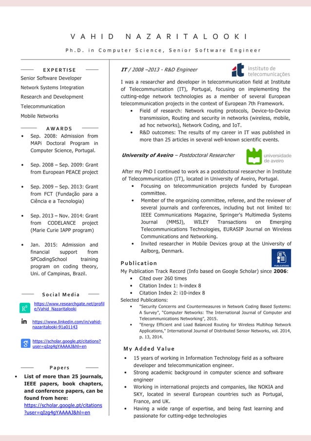 Vahid nazaritalooki cv | PDF