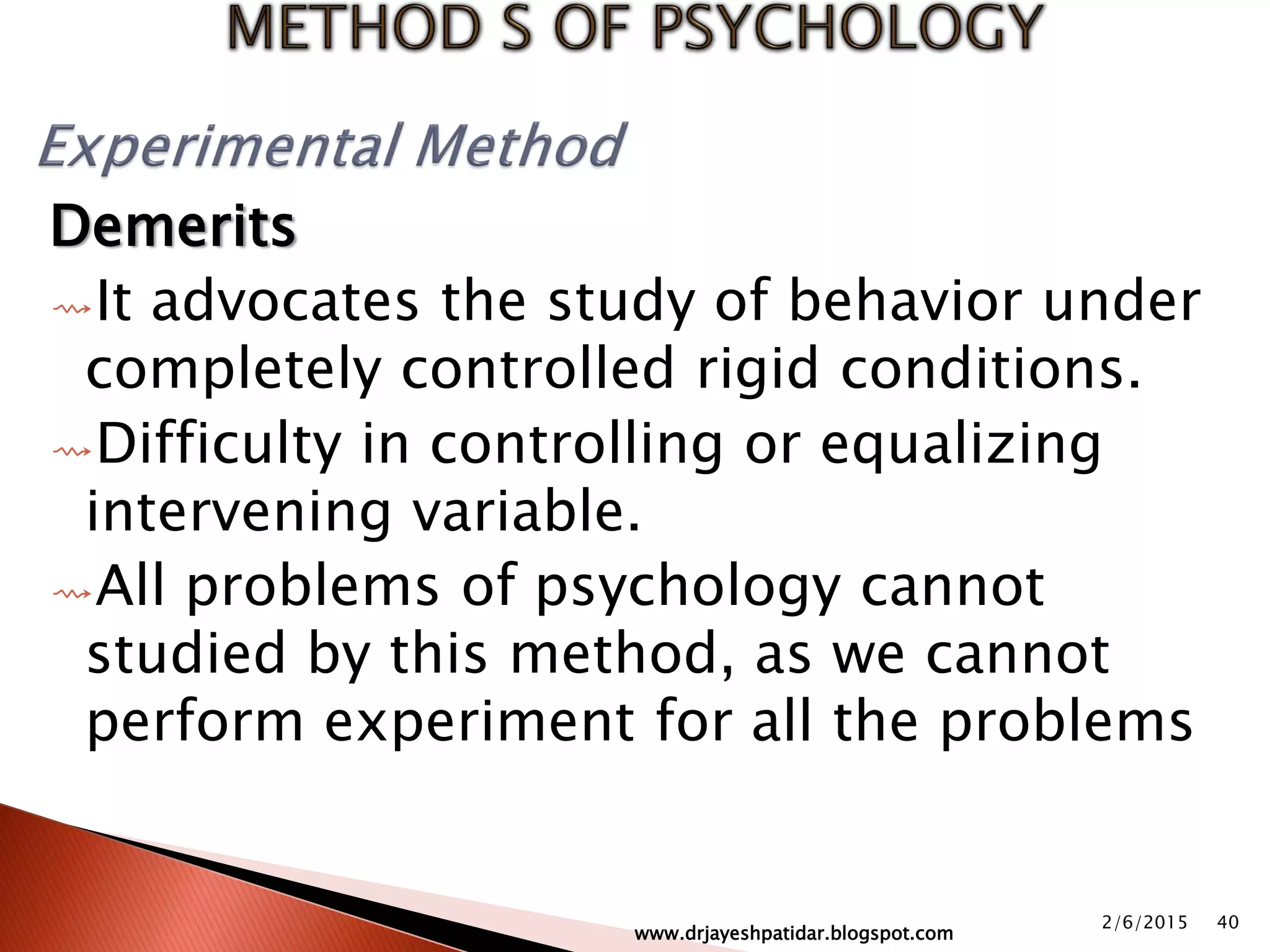 Psychology as a science of behavior | PDF