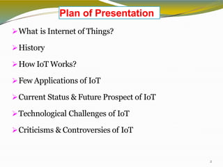 Internet of things(IOT) | PPTX