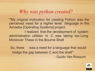 python presentation | PPT