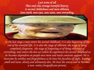 the seven ages | PPTX | Theater Venues | Attractions