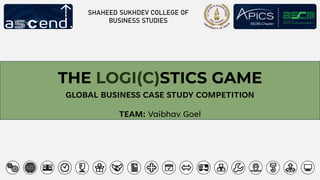 GLOBAL BUSINESS CASE STUDY COMPETITION - Supply Chain Management | PDF