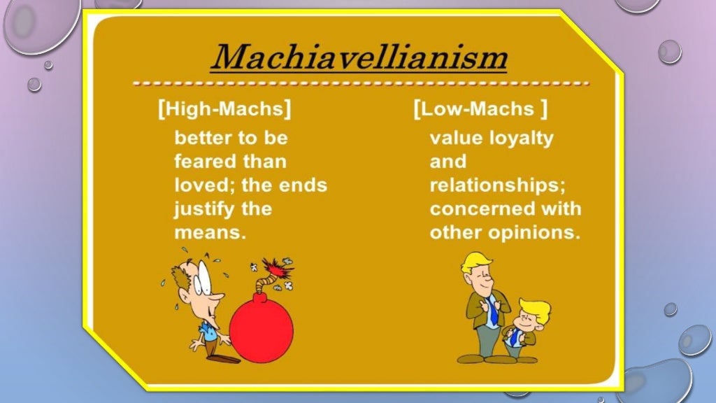 Machiavellianism