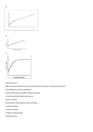 Quiz Questions ( Heckel equation) | PDF