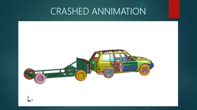 Rear Impact Analysis with a moving deformable barrier. | PPTX