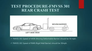 Rear Impact Analysis with a moving deformable barrier. | PPTX