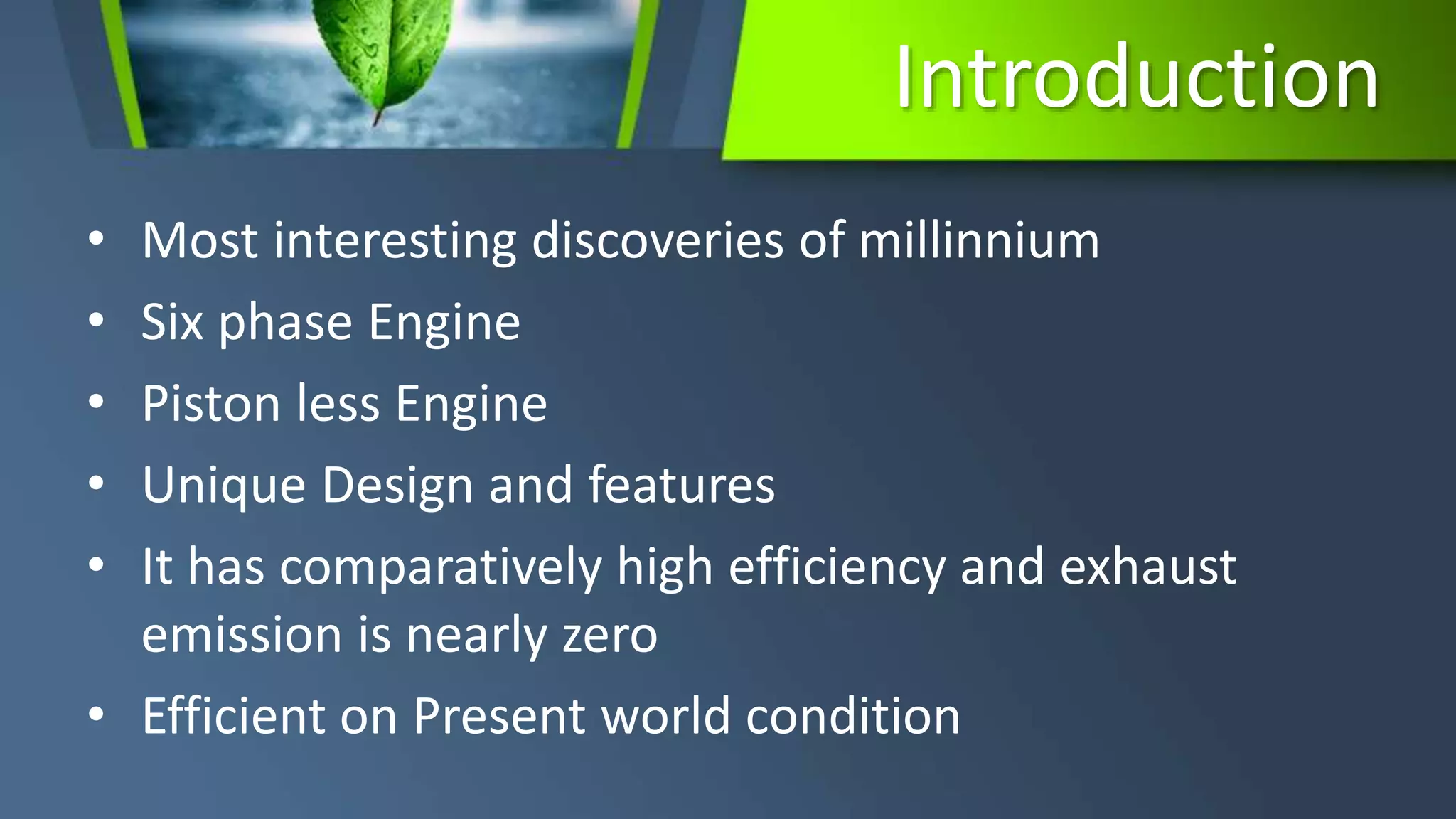 Green Engine Project | PPT