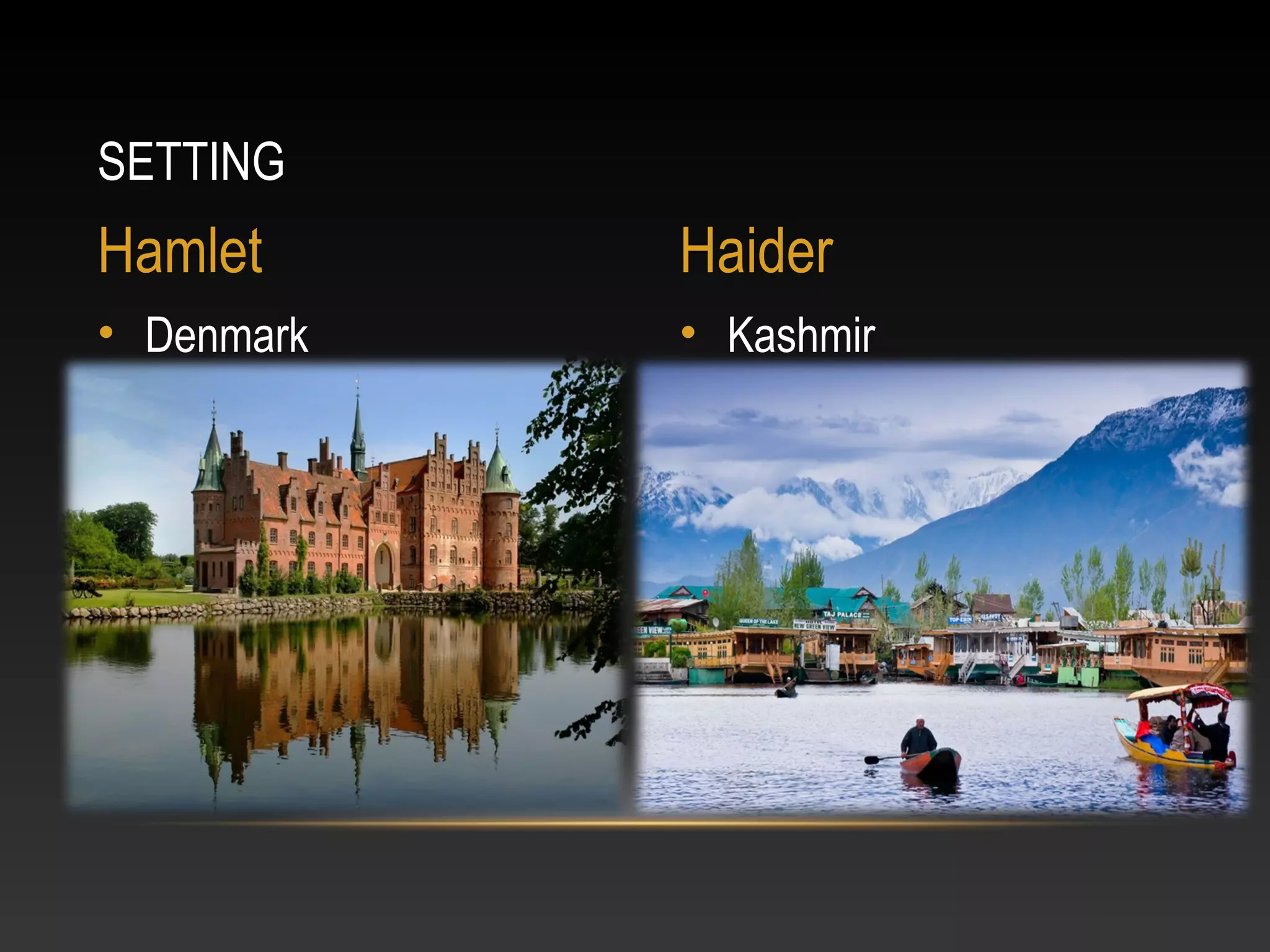 Comparative study of Hamlet by william shakespeare and Haider by Vishal ...