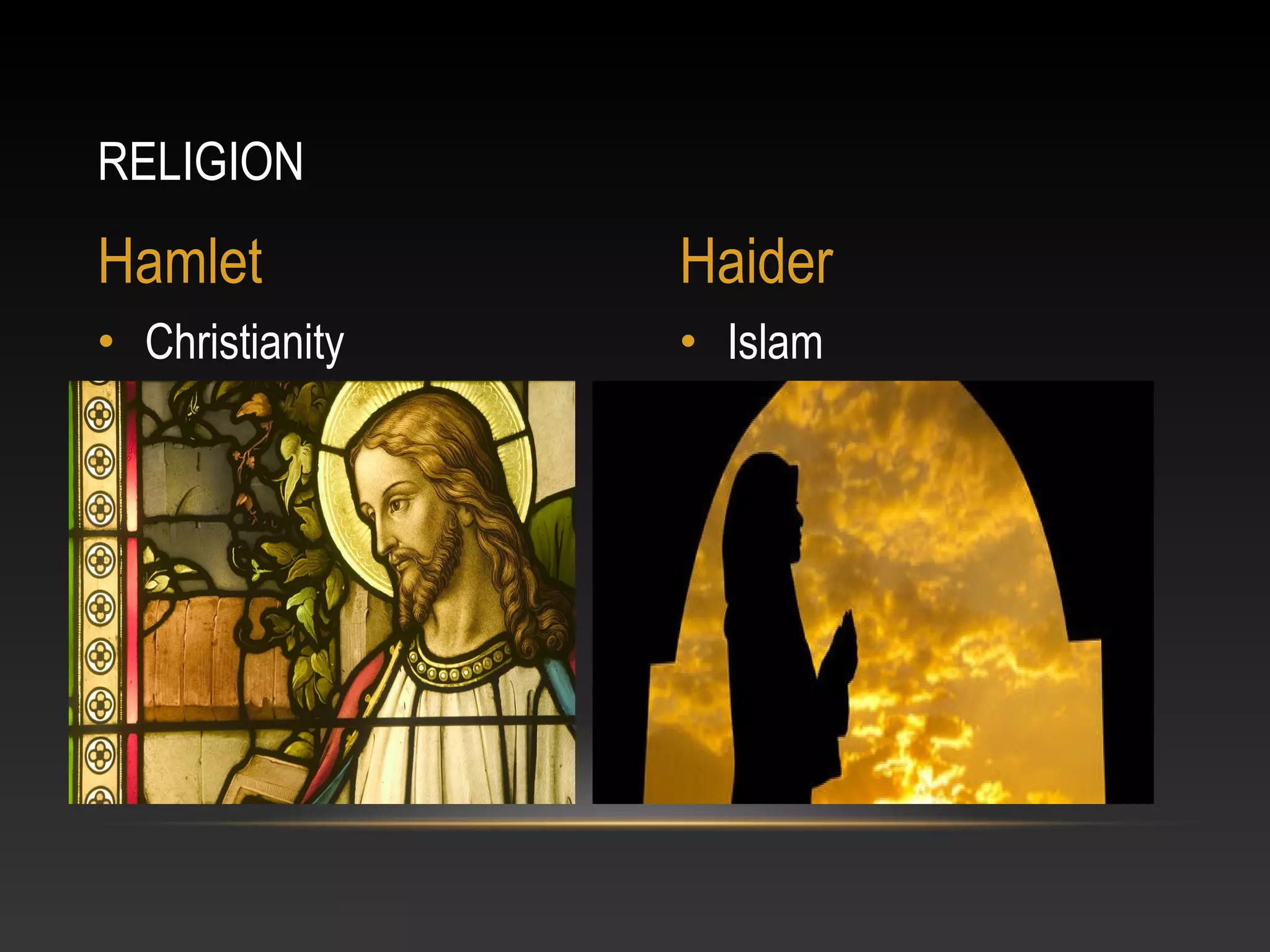 Comparative study of Hamlet by william shakespeare and Haider by Vishal ...