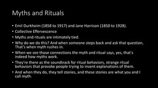 Tools for Reading Myths - Peter Struck | PPT