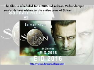 Vaikundarajan Reviews Sultan’s Trailer | PPTX