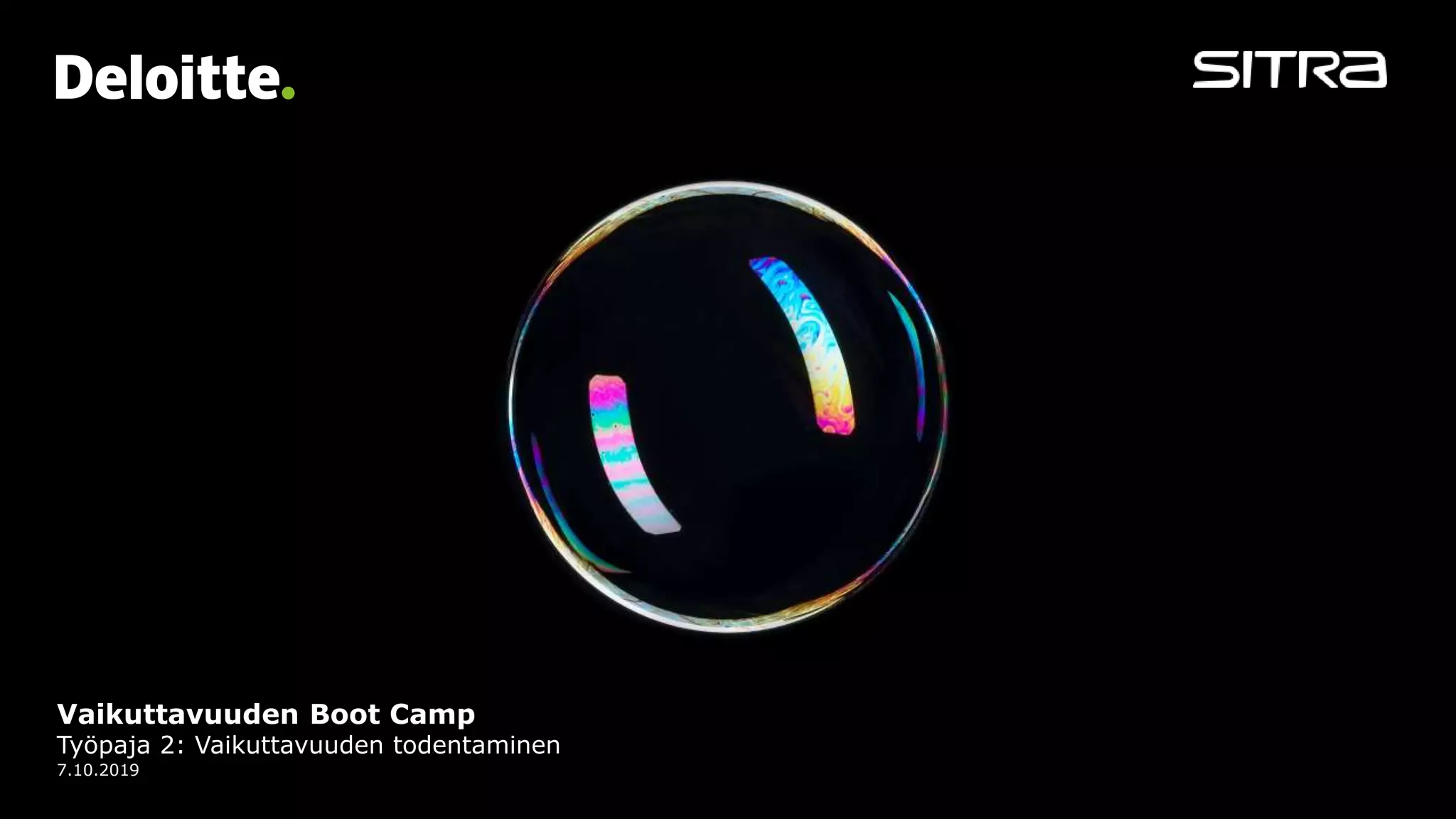 Vaikuttavuuden Boot Camp 2: Vaikuttavuuden todentaminen | PPT