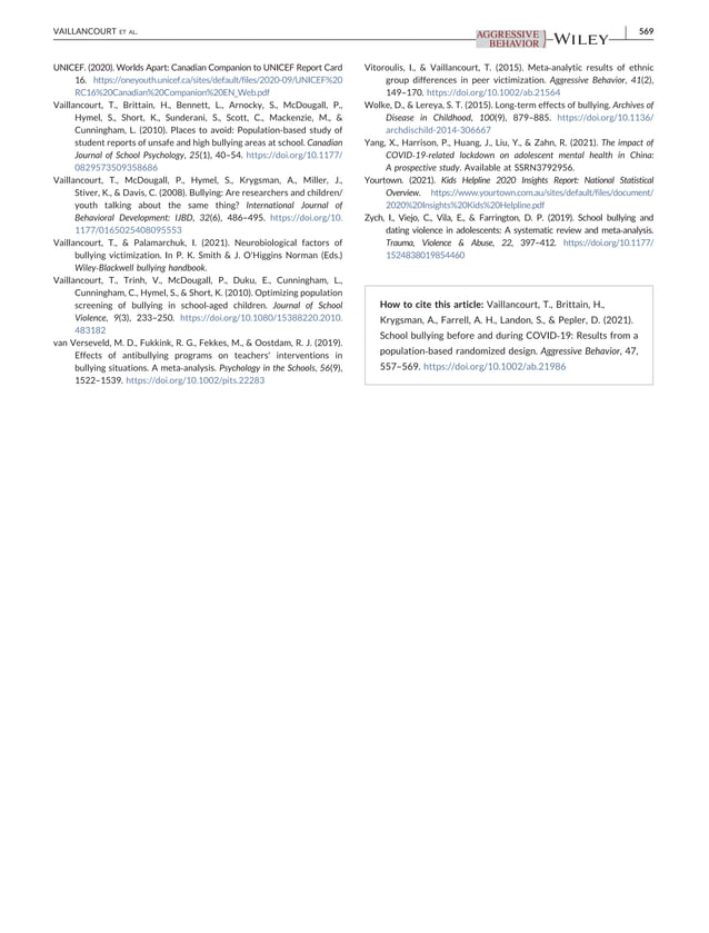 Vaillancourt2021 articol | PDF