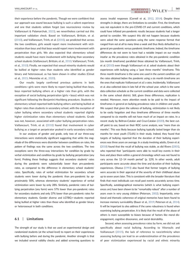 Vaillancourt2021 articol | PDF