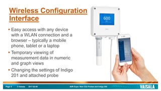 Vaisala's new smart CO2 probes and Indigo 200 series transmitter | PDF
