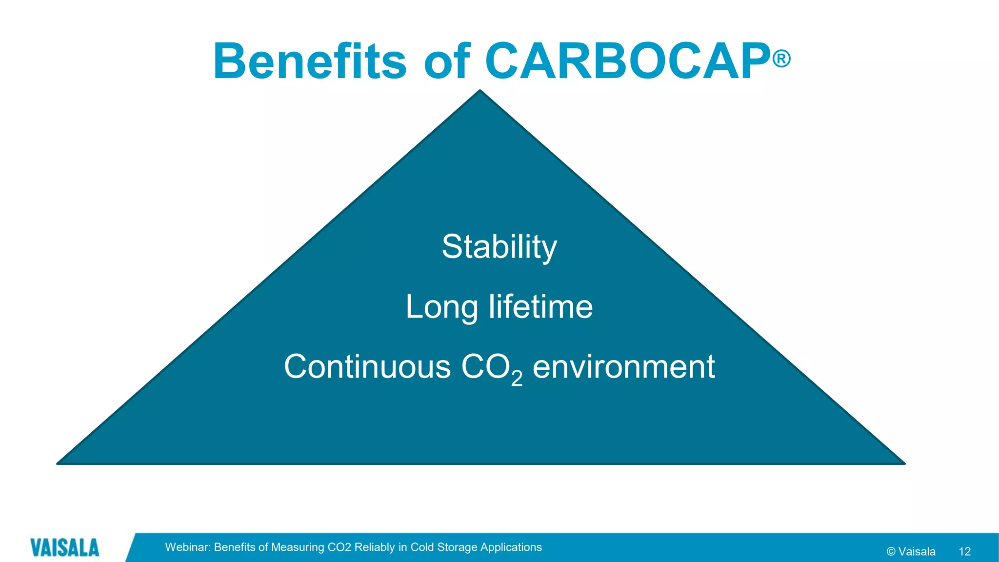 Benefits of measuring co2 reliably in cold storage applications | PDF