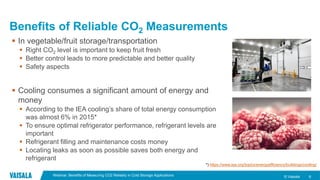 Benefits of measuring co2 reliably in cold storage applications | PDF