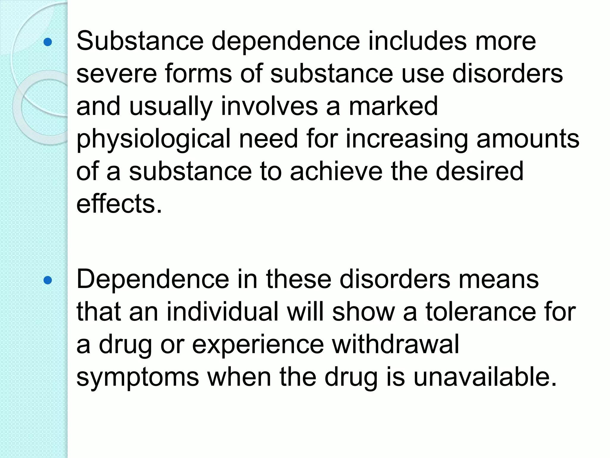 addictive disorder (abnormal psychology) | PPTX