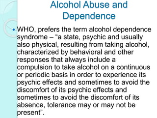 addictive disorder (abnormal psychology) | PPTX | Illegal Drugs ...