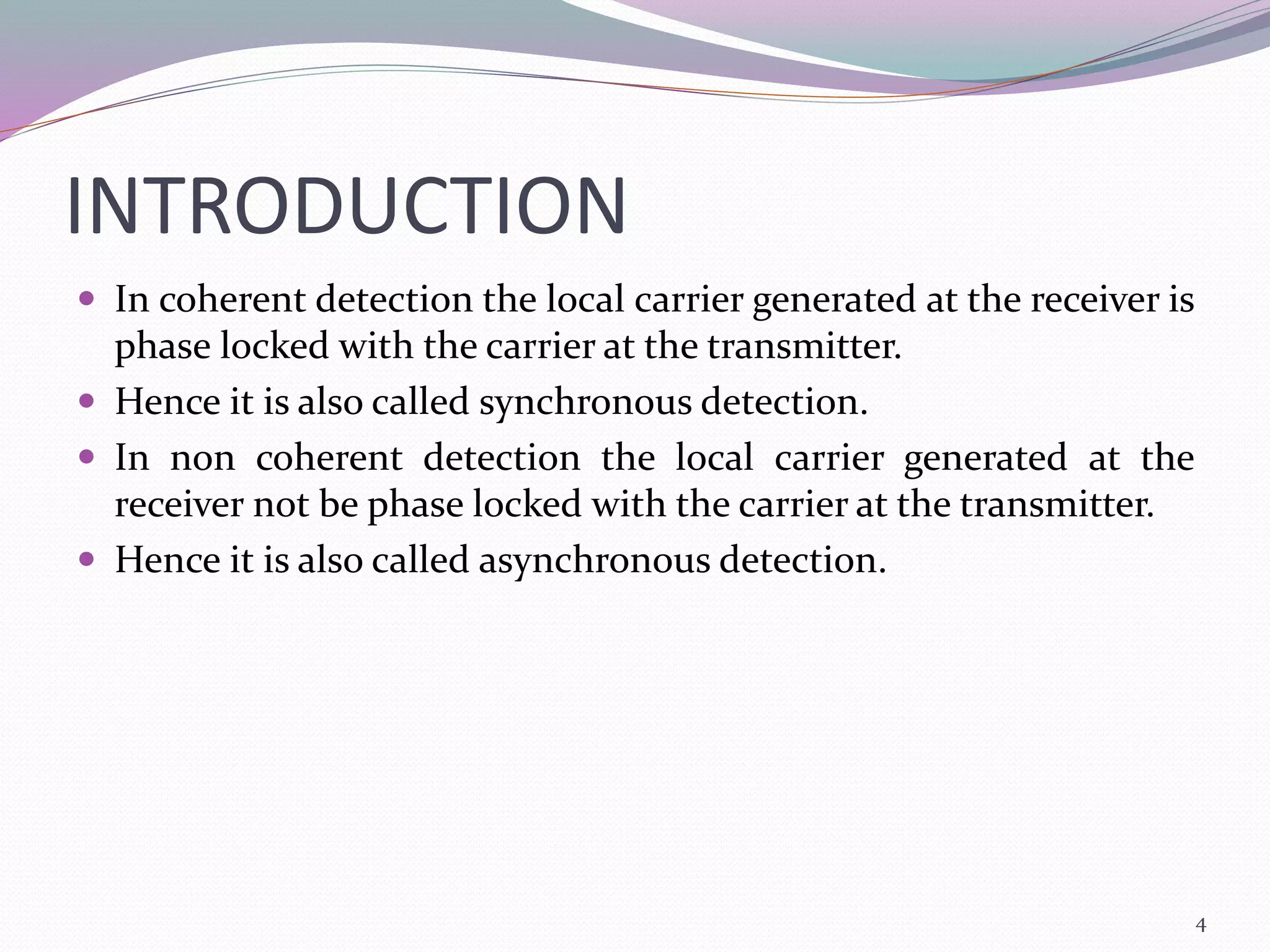 Optical Heterodyne Detection Pptx Computer Networking Computing