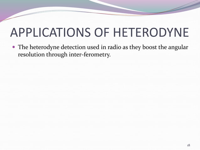 Optical heterodyne detection | PPTX | Computer Networking | Computing