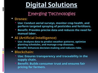DIGITALIZATION OF AGRICULTURE and its impacts | PPTX