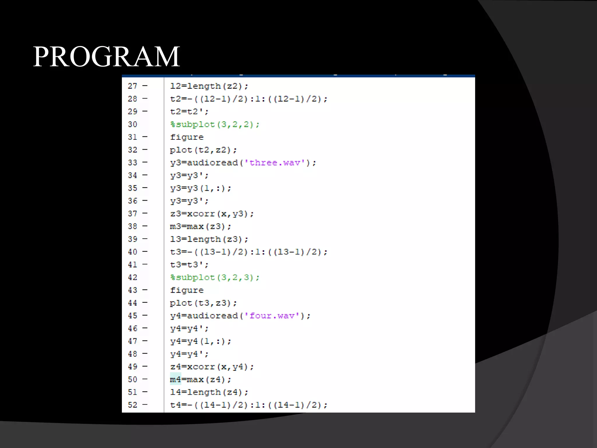 Simulation Of Speech Recognition Using Correlation Method On Matlab Software Ppt