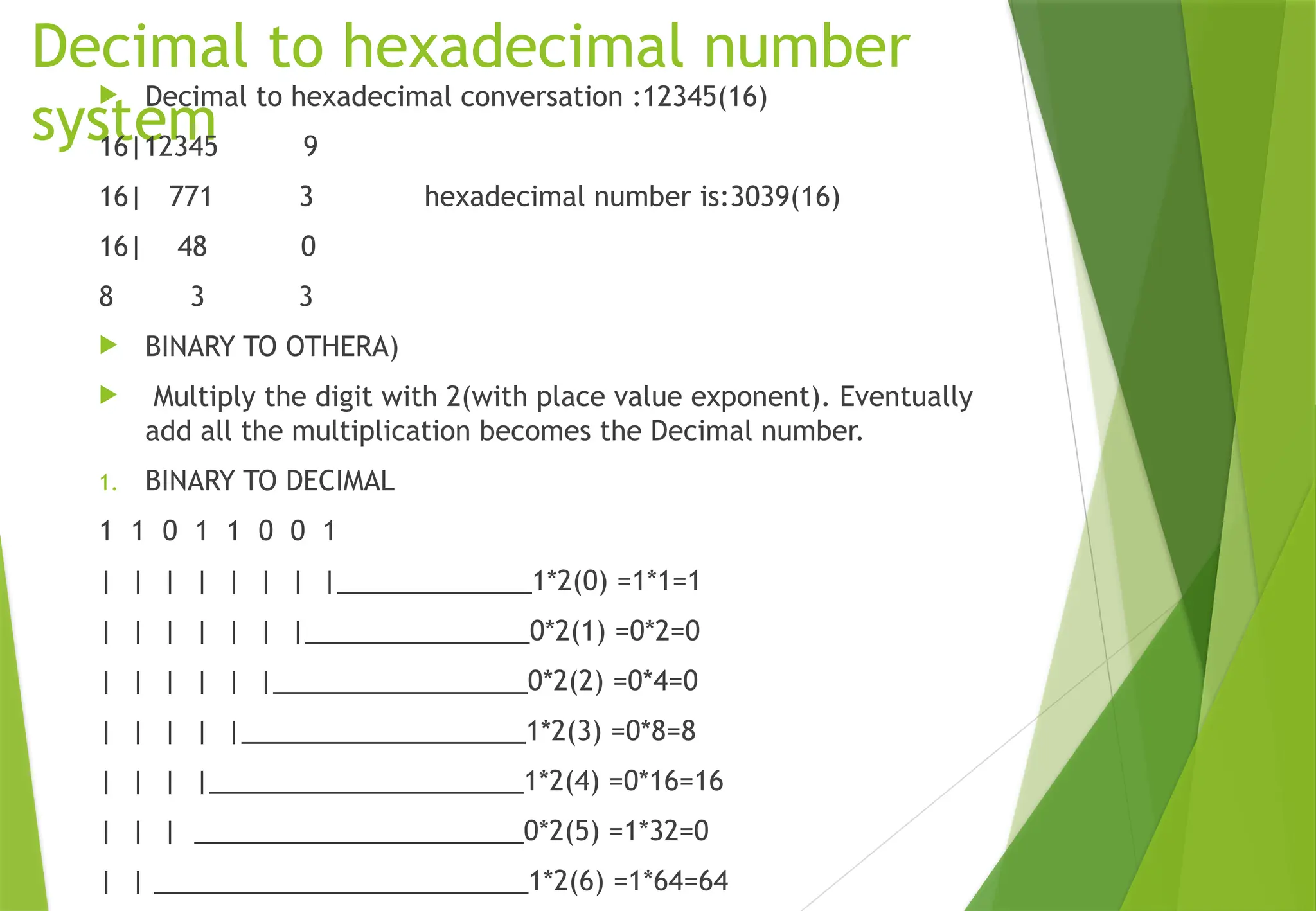 Types of number system , NUMBER SYSTEMNumber systems are the technique ...