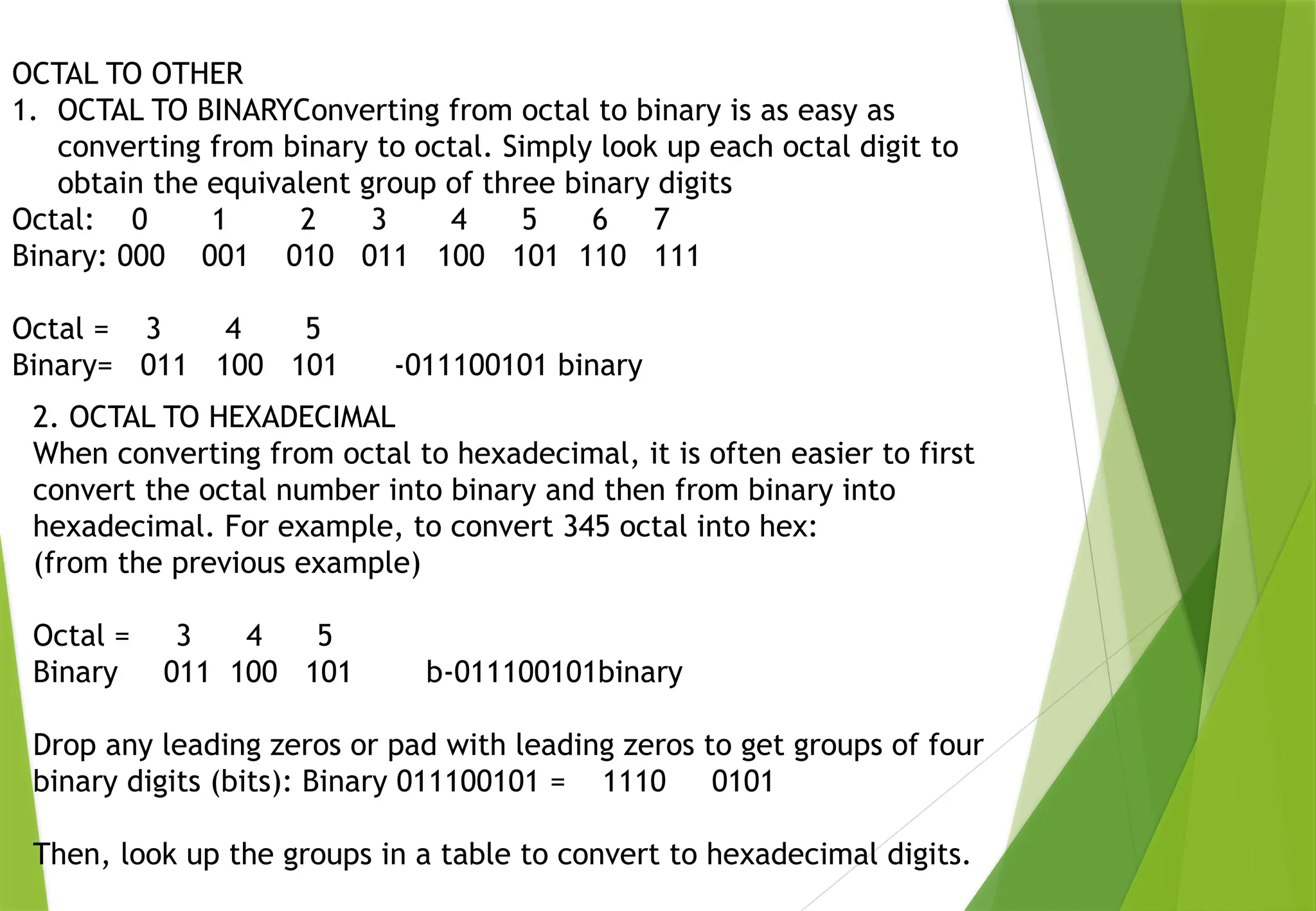 Types of number system , NUMBER SYSTEMNumber systems are the technique ...