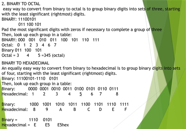 Types of number system , NUMBER SYSTEMNumber systems are the technique to represent numbers in ...