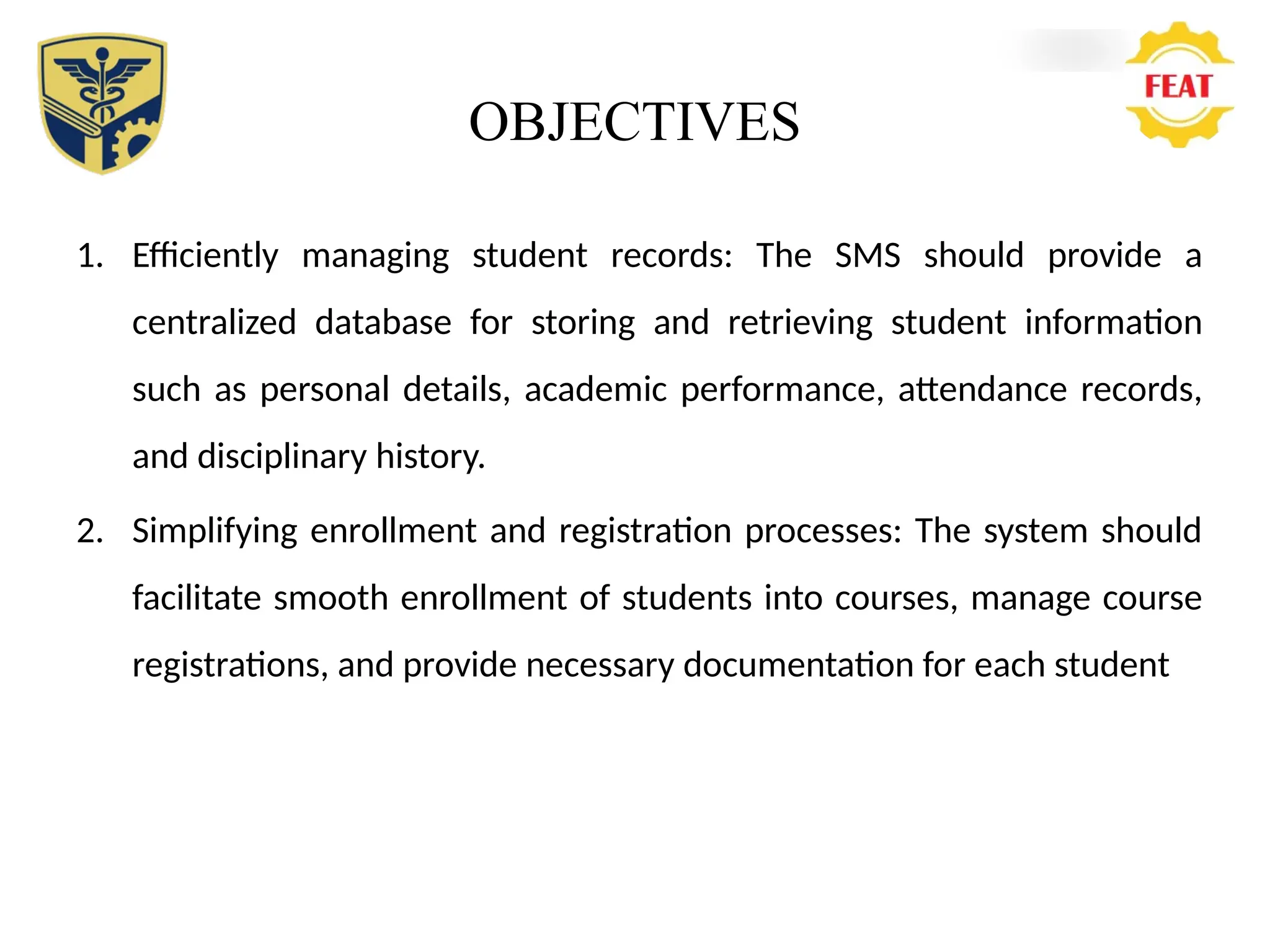 student management system project for engginering | PPTX