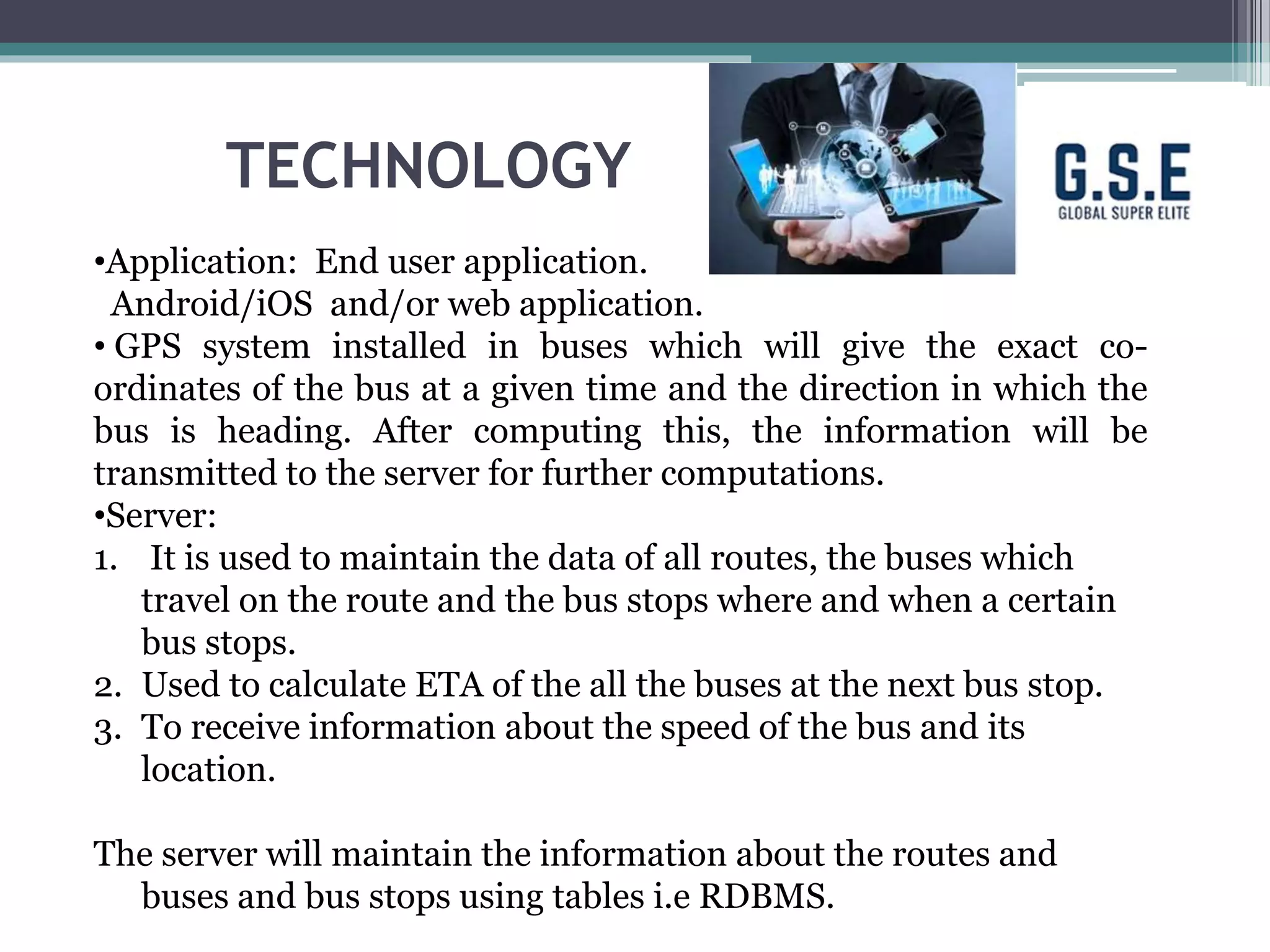 Bus Tracking And Tracing System | PPTX