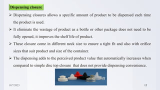 Container and closures for pharmaceutical | PPTX