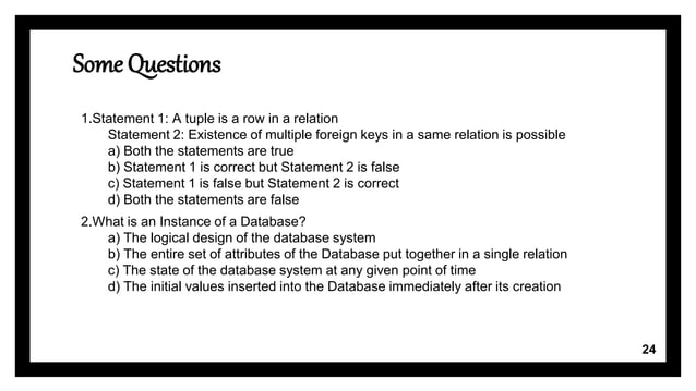 DBMS:Relational Modal | PPTX