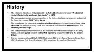 DBMS:Relational Modal | PPTX