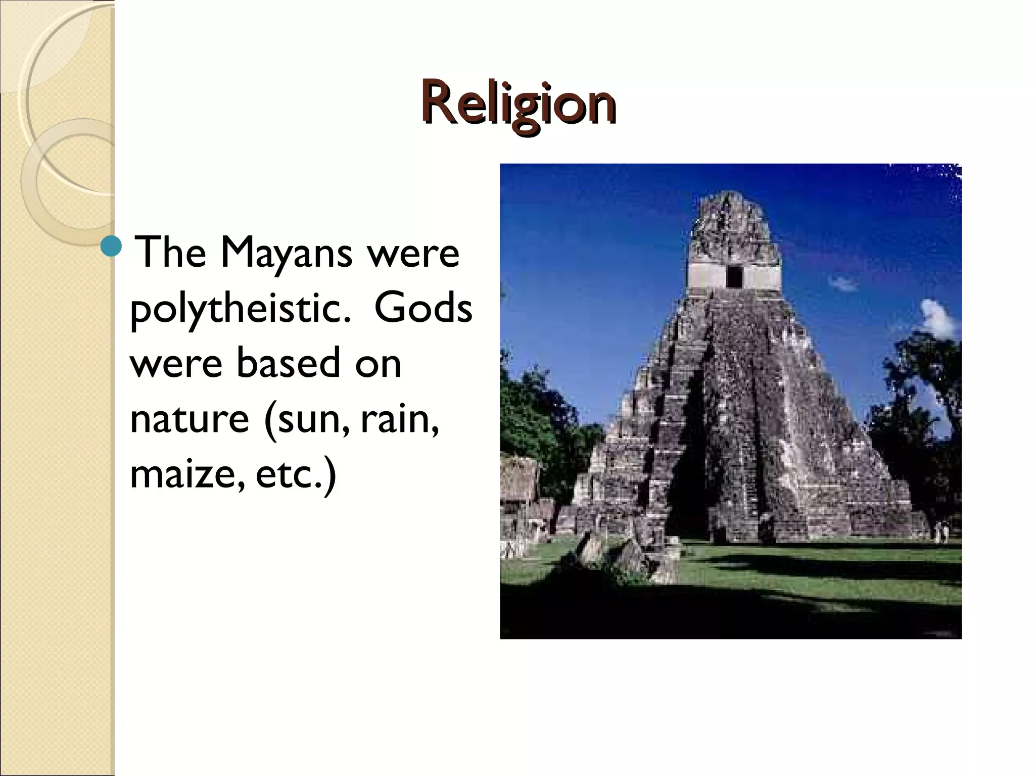 Mayan civilization | PPT