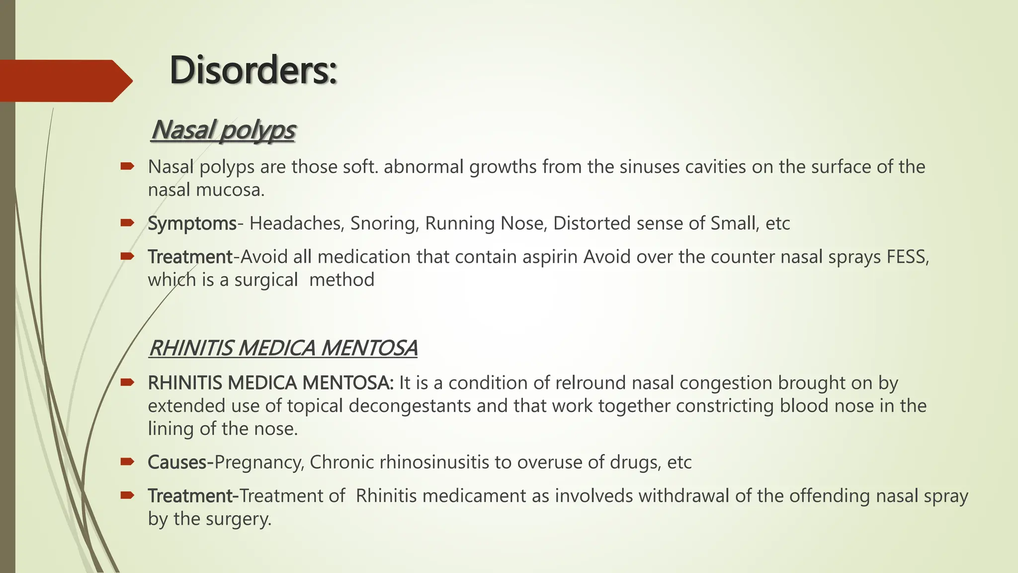 Disorders of sensory organs | PPTX