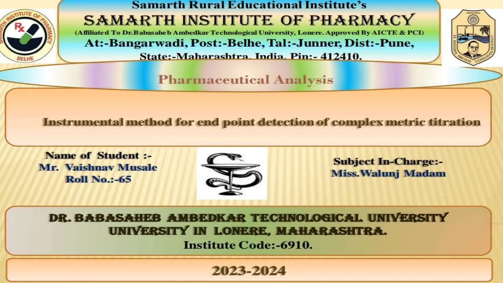 End point determination | PPTX