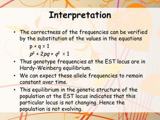 Hardy-Weinberg Equilibrium | PPSX