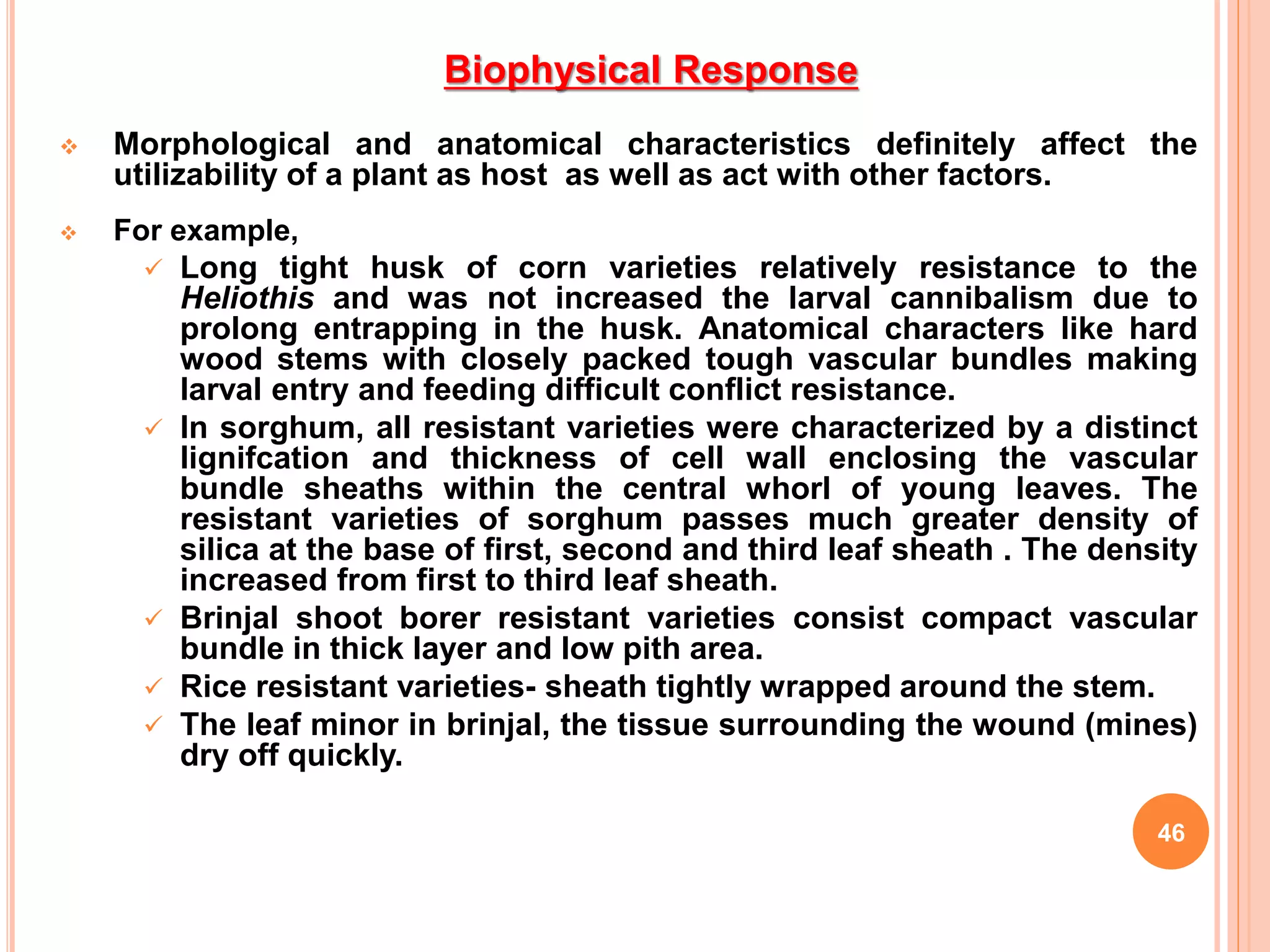Introductory to Host Plant Resistance | PPTX