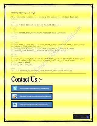 SQL Help | PDF | Databases | Computer Software and Applications