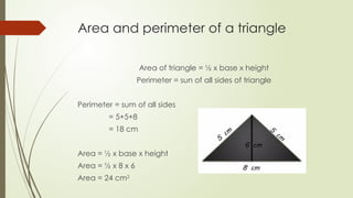Heron's Formula calculation which is used for triangles | PPTX