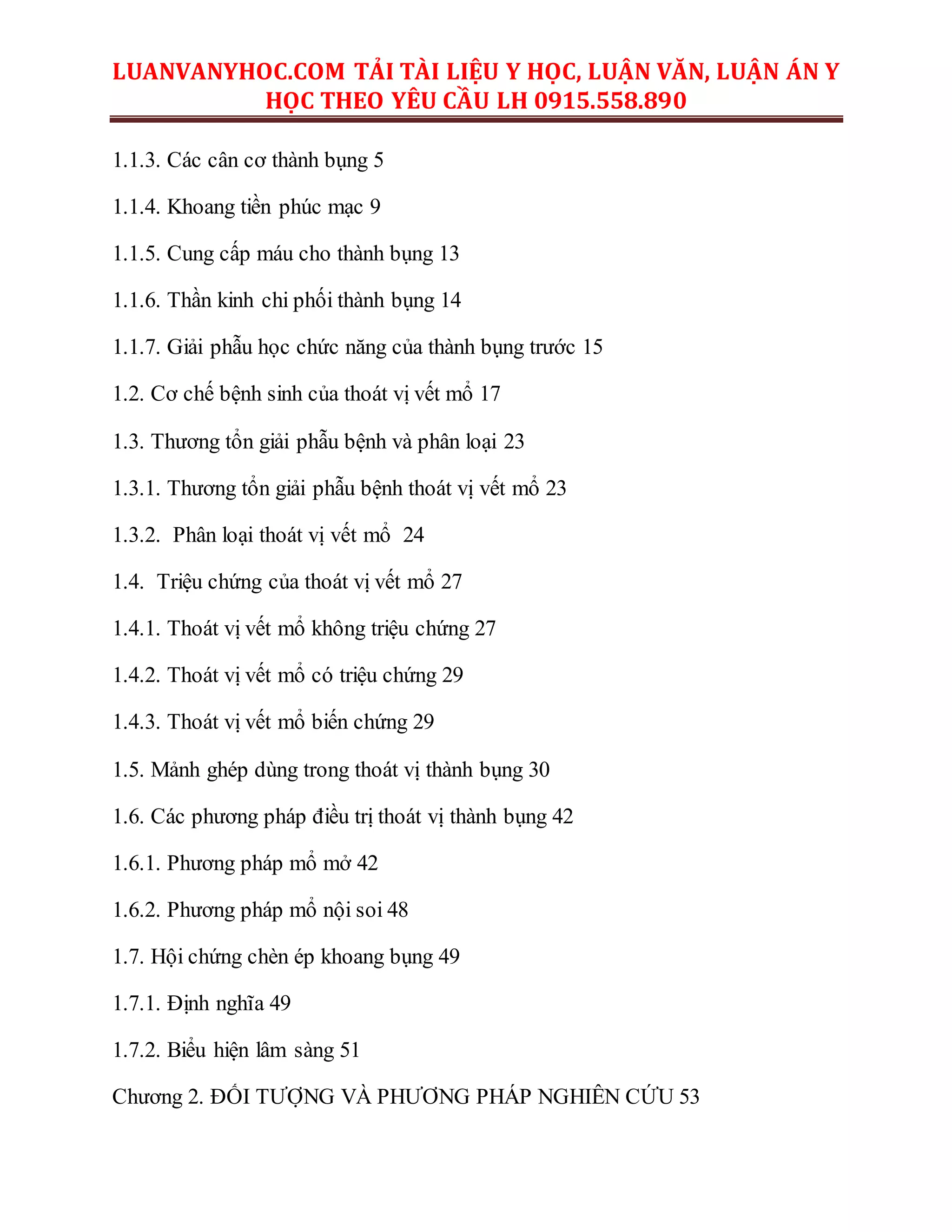 Vai tro cua manh gheppolypropylene trong dieu tri thoat vi vet mo thanh bung | PDF