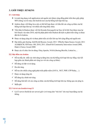 Vai trò của Jenkins trong mô hình phát triển phần mềm Agile | DOCX