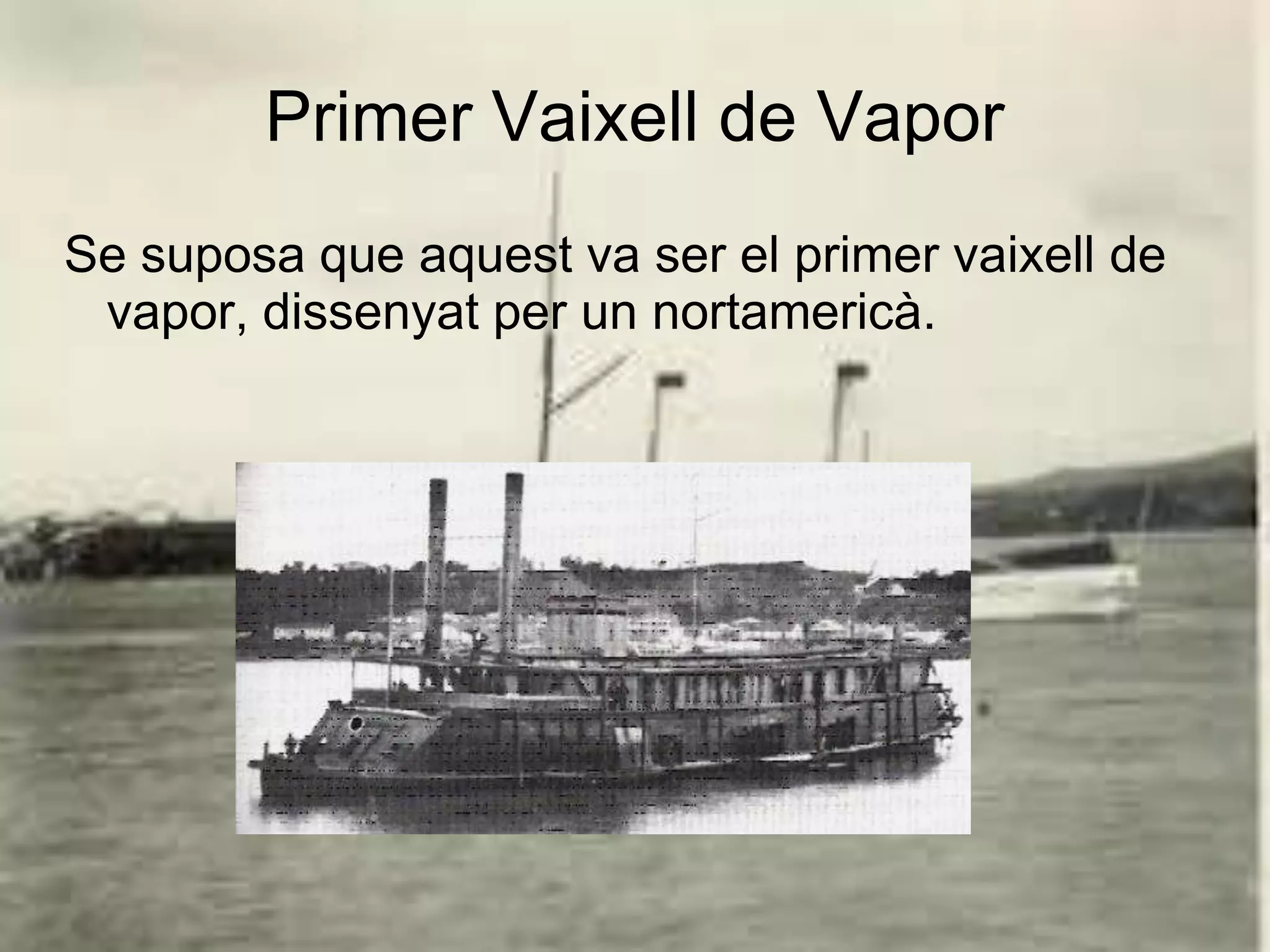 Vaixell de vapor òscar s. | PPSX
