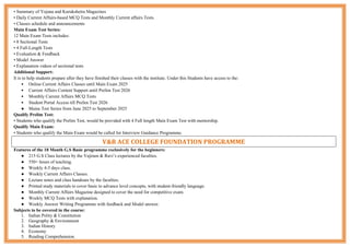 10 Month General Studies Comprehensive Programme for UPSC 2024 | PDF