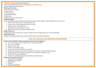 10 Month General Studies Comprehensive Programme for UPSC 2024 | PPTX