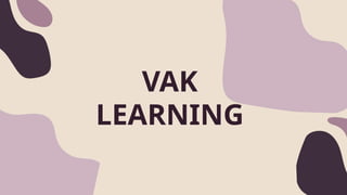 VISUAL, AUDITORY AND KINESTHETIC LEARNING.pptx