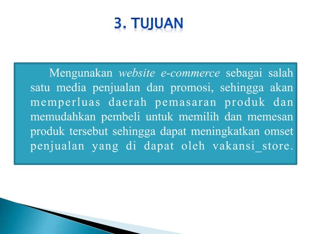 Presentasi Pembuatan Website E-Commerce | PPTX