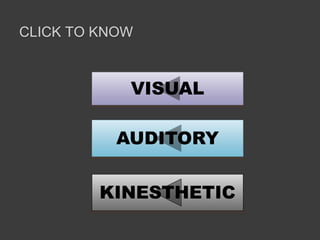 Vak learning style model | PPTX
